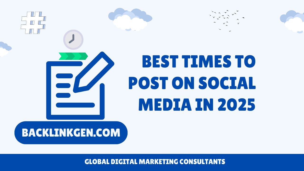 Best Times to Post on Social Media in 2025 - BacklinkGen